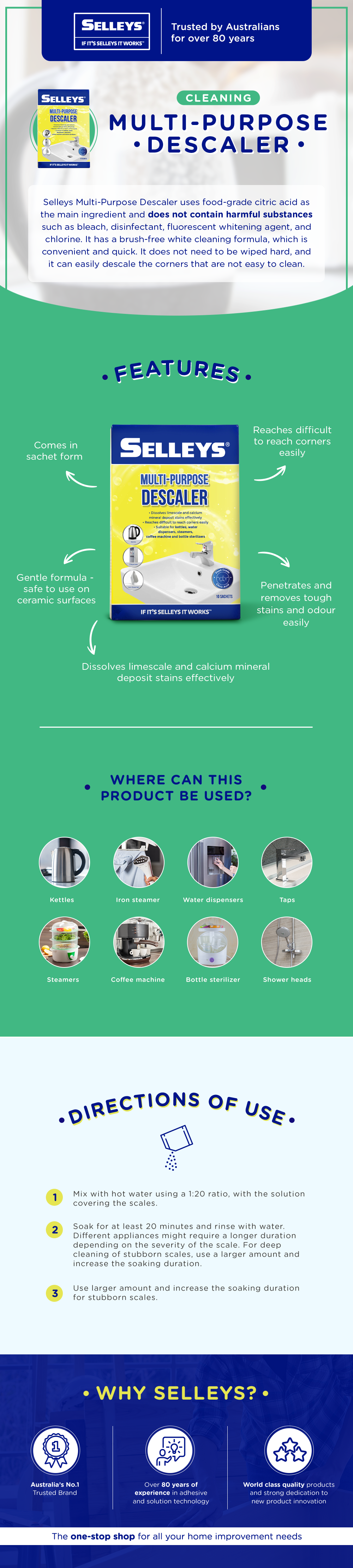 Selleys Multi-Purpose Descaler – Nippon Paint Singapore