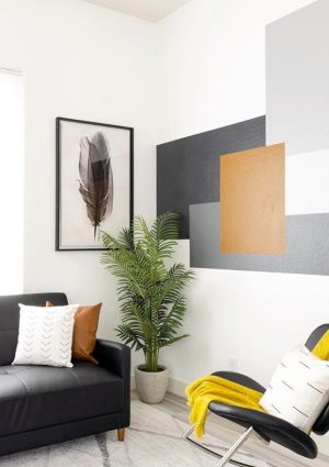8 Geometric Wall Paint Design Ideas with Steps on How to DIY